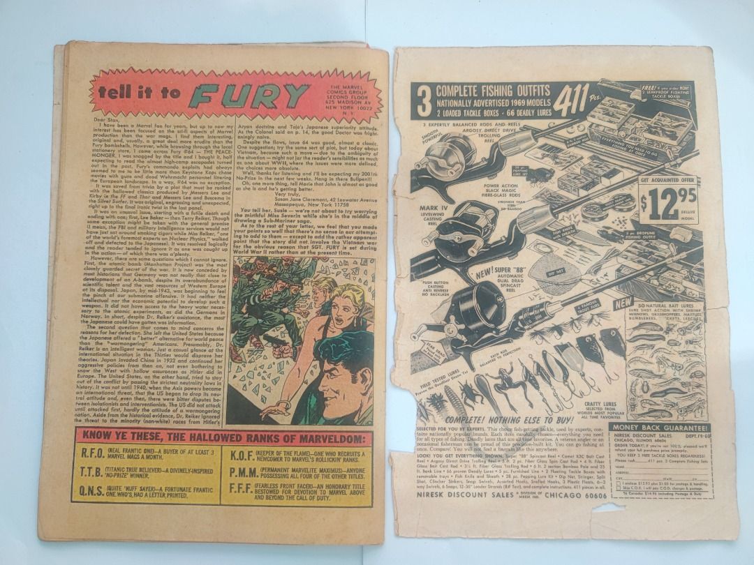 Sgt. Fury and His Howling Commandos Vol. 1 (1963) #67 Newsstand, Hobbies & Toys, Books ...