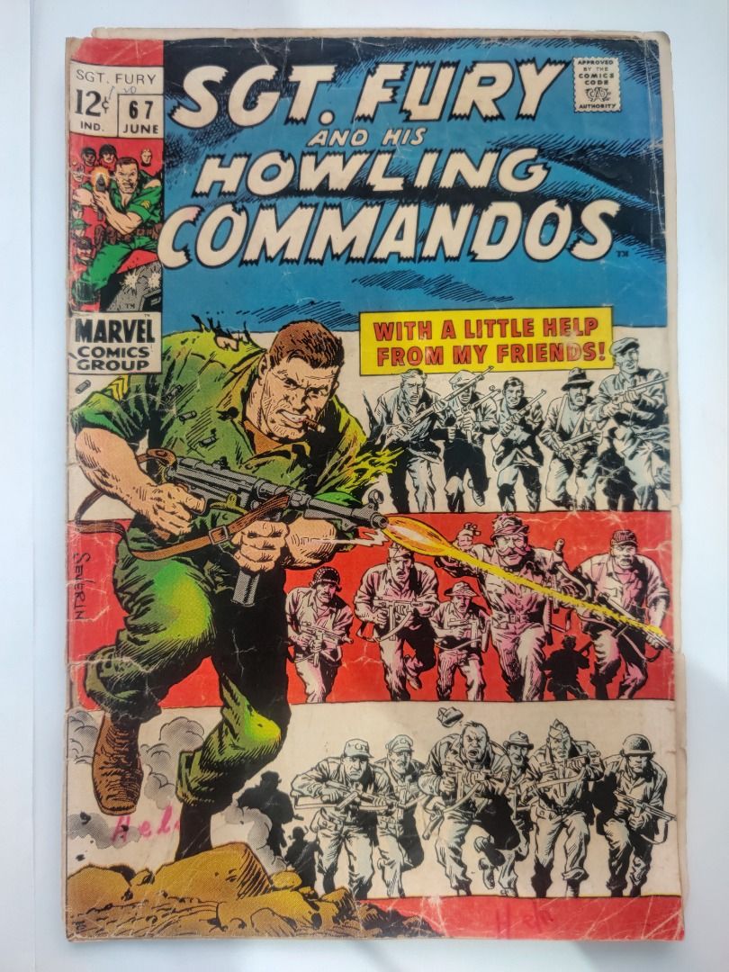 Sgt. Fury and His Howling Commandos Vol. 1 (1963) #67 Newsstand, Hobbies & Toys, Books ...