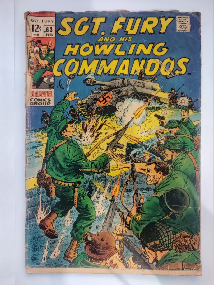 Sgt. Fury and His Howling Commandos Vol. 1 (1963) #63 Newsstand, Hobbies & Toys, Books ...