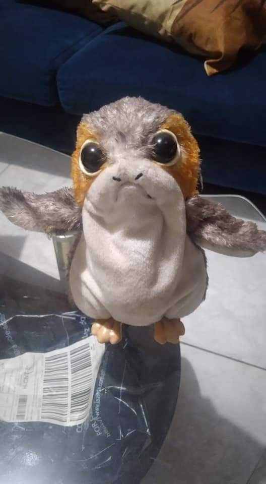 Star wars porg toy plush with sound, Hobbies & Toys, Toys & Games on ...