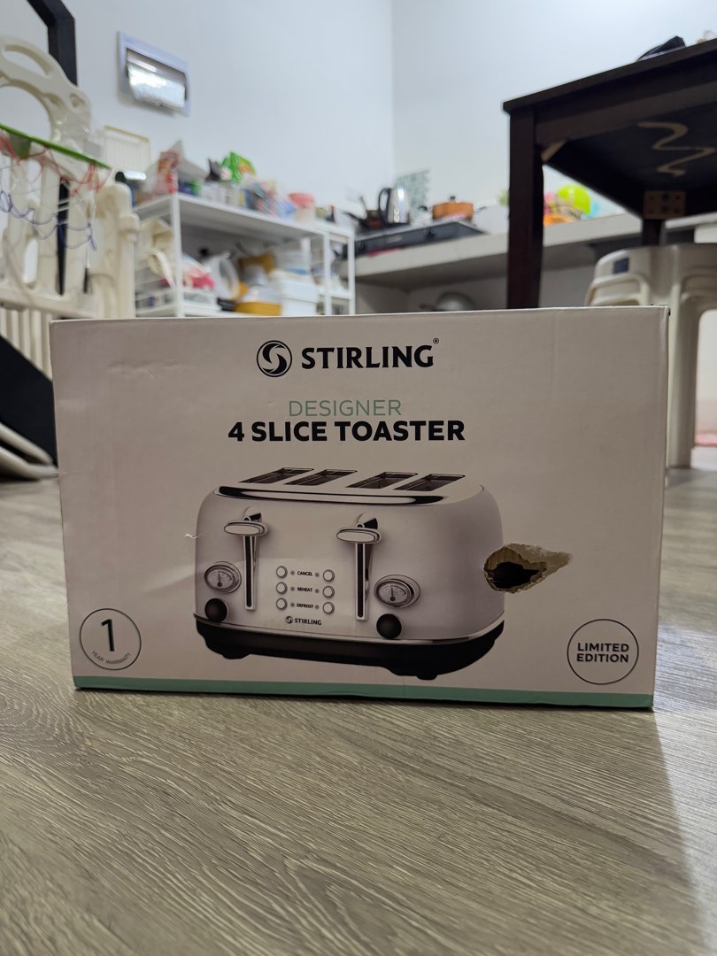 Stirling 4 Slice Toaster, TV & Home Appliances, Kitchen Appliances ...