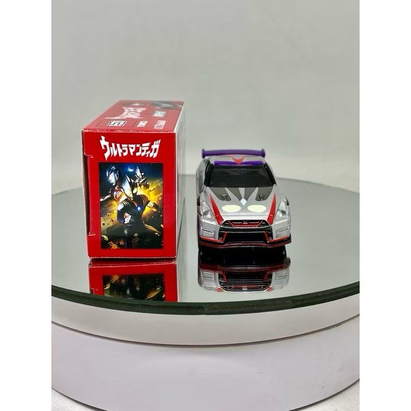 Takara Tomy Tomica UTR 01 ULTRAMAN TIGA MULTI TYPE Silver Nissan GTR ...