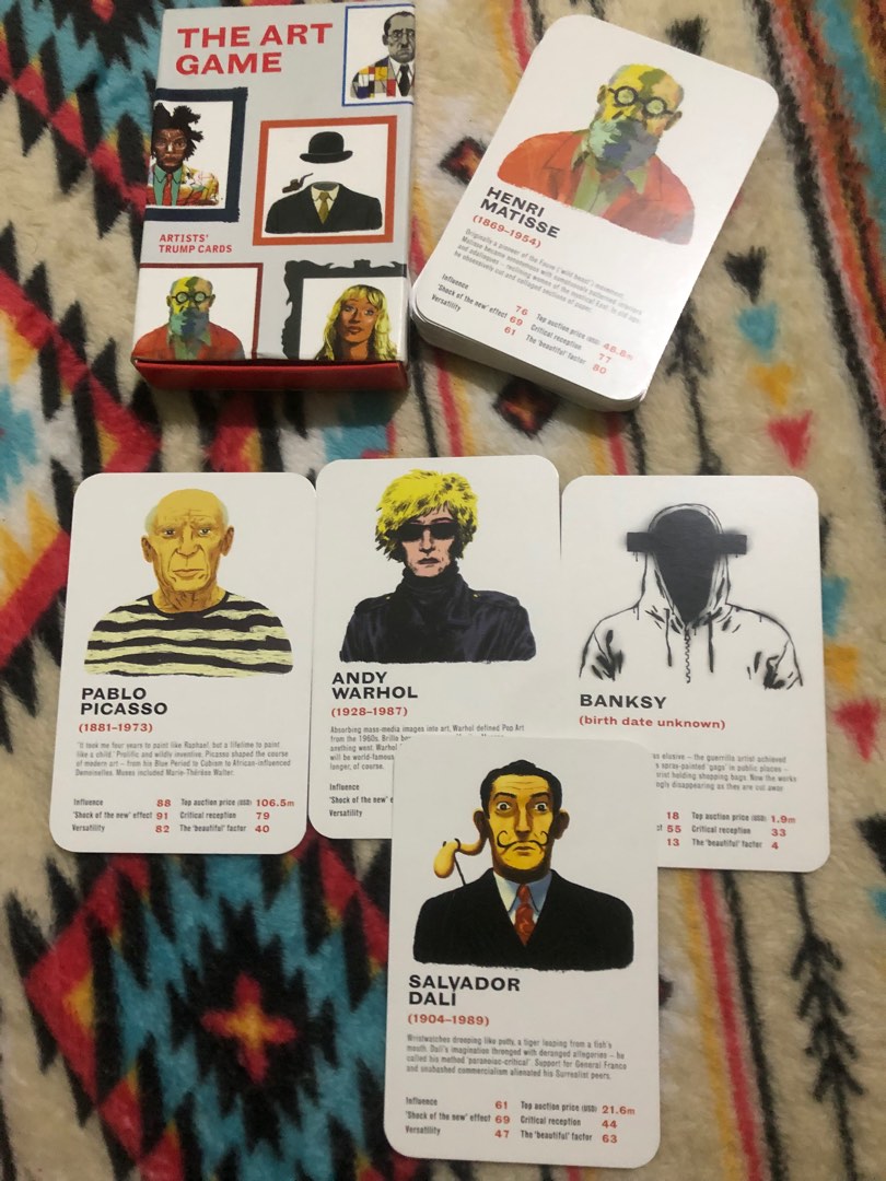 The Art - trump card game, Hobbies & Toys, Toys & Games on Carousell