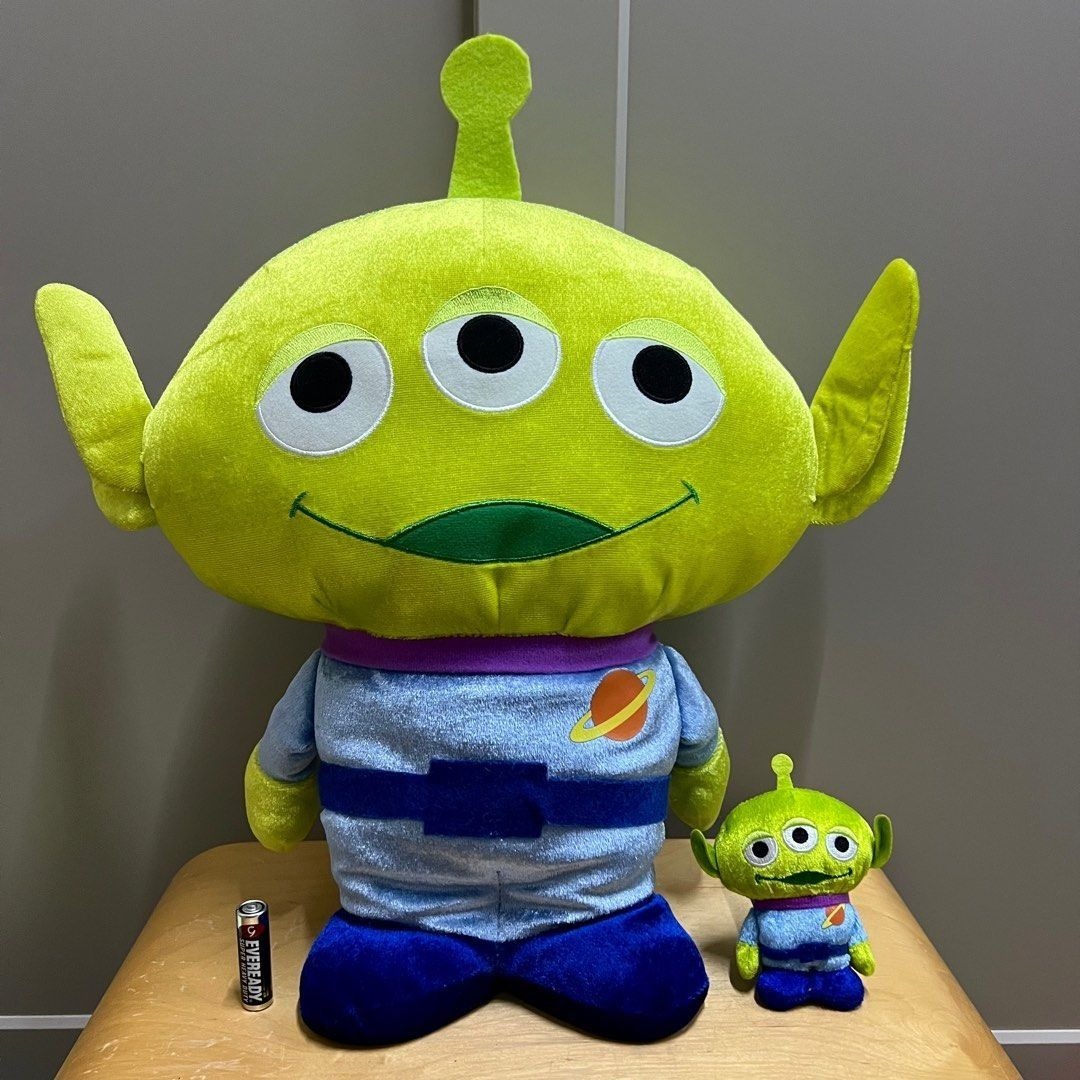 Toy Story Alien / Little Green Men Shiny Metallic Soft Plush Combo Set ...