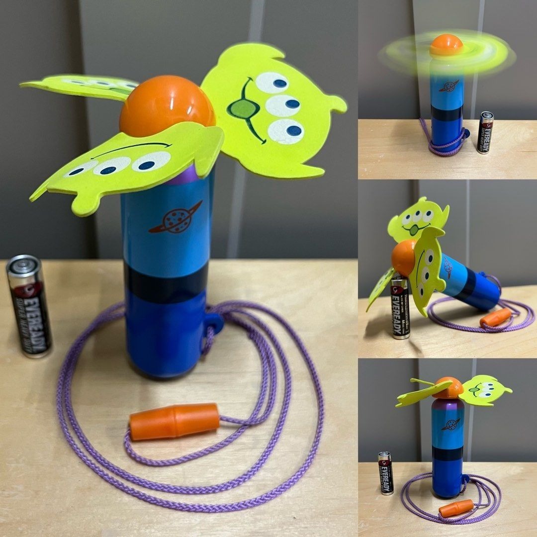 Toy Story Alien / Little Green Men Electronic Handy Fan Tokyo Disney ...