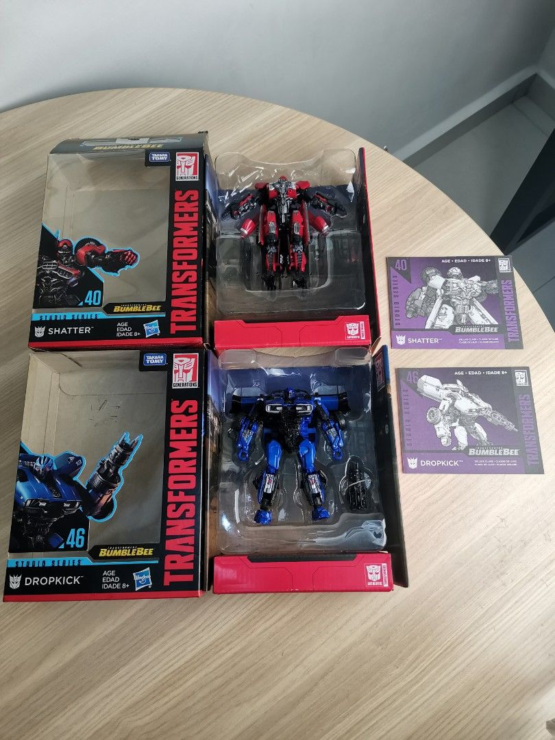 Transformers Studio Series Ss40 Shatter & Ss46 Dropkick Used Bundle ...