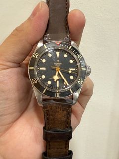 Tudor Black Bay Heritage Ted Bezel Black Dial, Luxury, Watches on Carousell