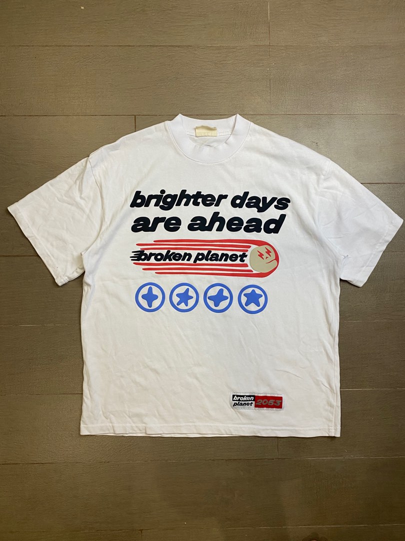 UK Brand Broken Planet Brighter Days Are Ahead, Men's Fashion, Tops ...