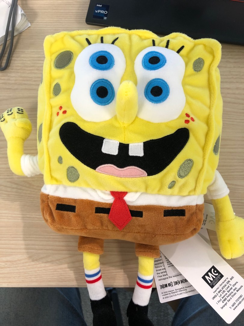 Uniqlo x CPFM SpongeBob Plushie, Hobbies & Toys, Collectibles ...