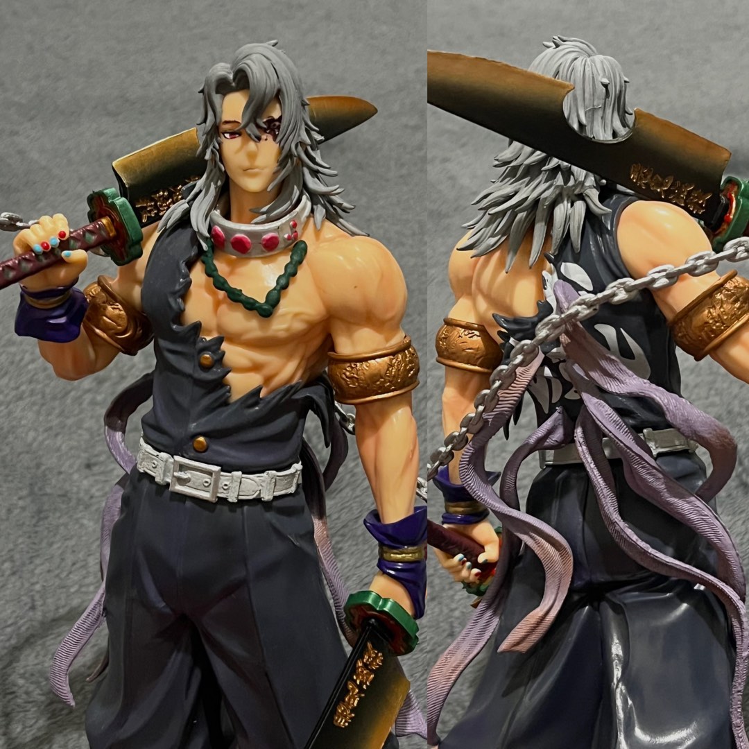 Uzui Tengen Sound Hashira Demon Slayer Anime Figure Statue, Hobbies ...