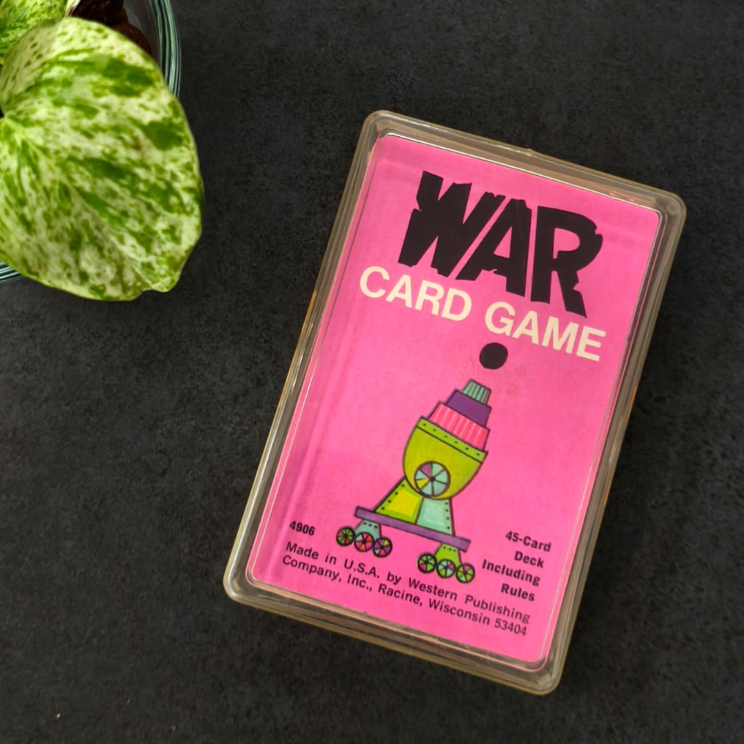Vintage 1975 "War" Card Game --- Western Publishing, Made In USA, Retro ...