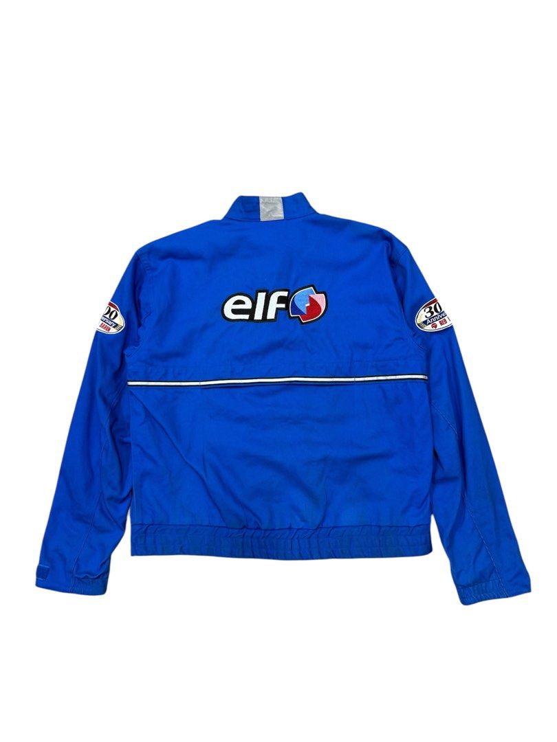 VINTAGE ELF MOTORSPORTS BOMBER JACKET, Men's Fashion, Coats, Jackets ...
