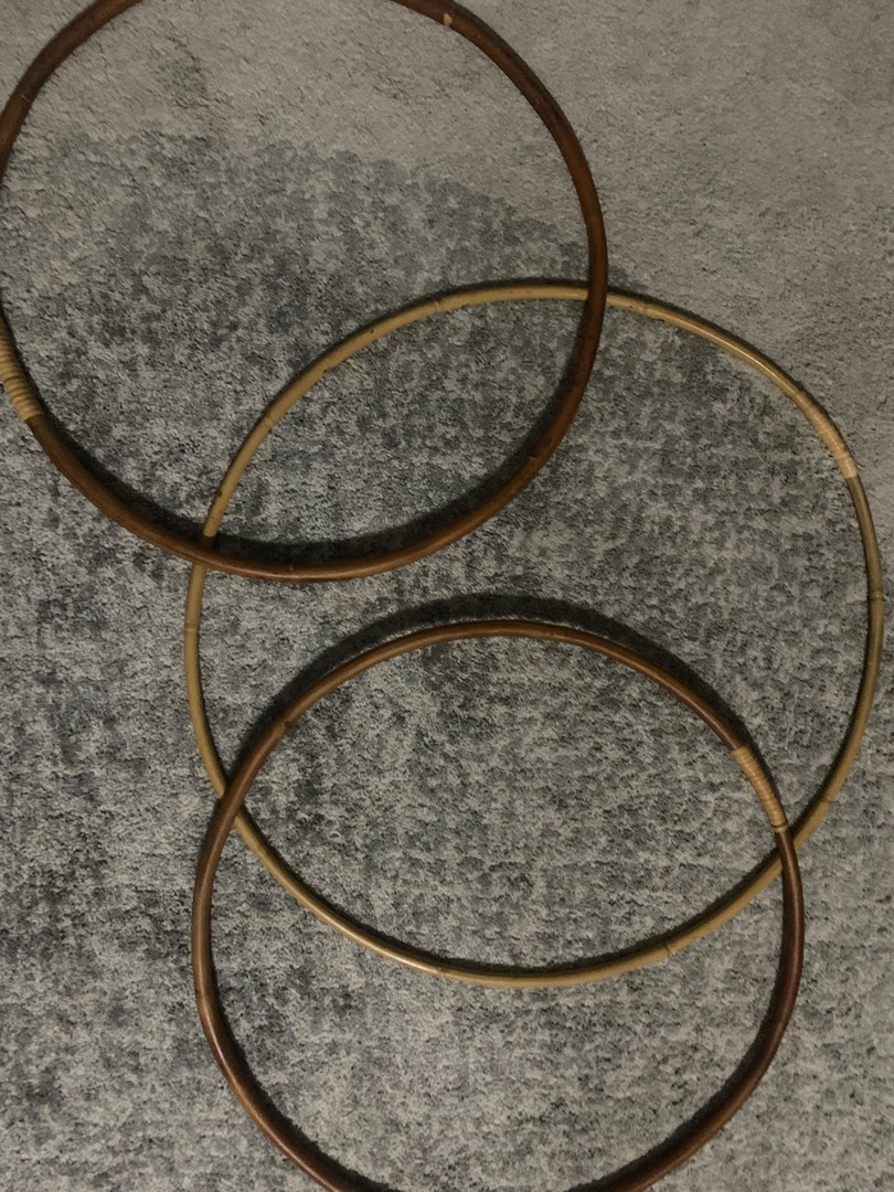 Vintage Hula hoop rattan ring jumping hulahop holahop goyang pinggan ...