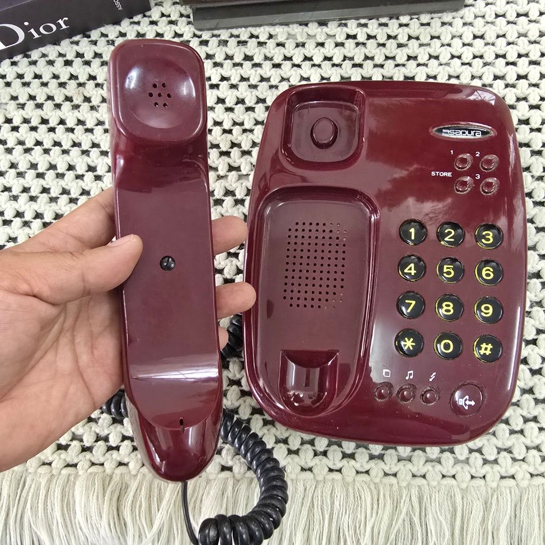 Vintage Sapura Phone Land Line Telefon Lama, Hobbies & Toys ...