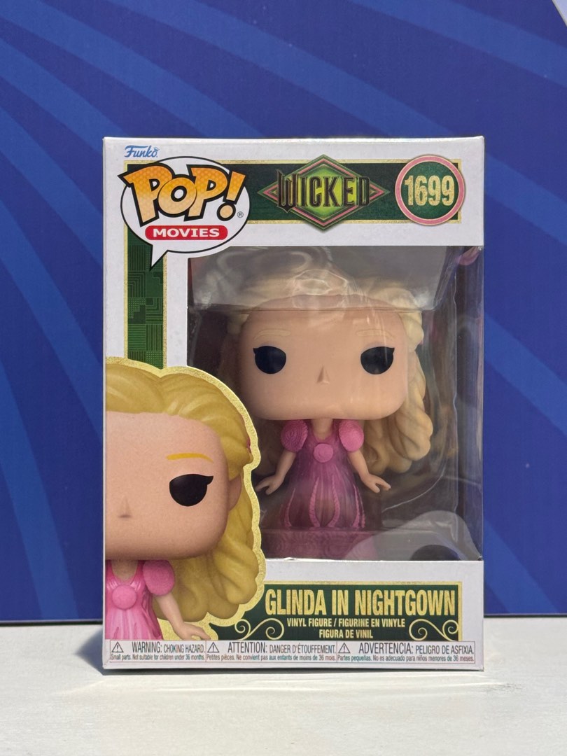 wicked glinda pink dress nightgown witch funko pop movies ozball red ...