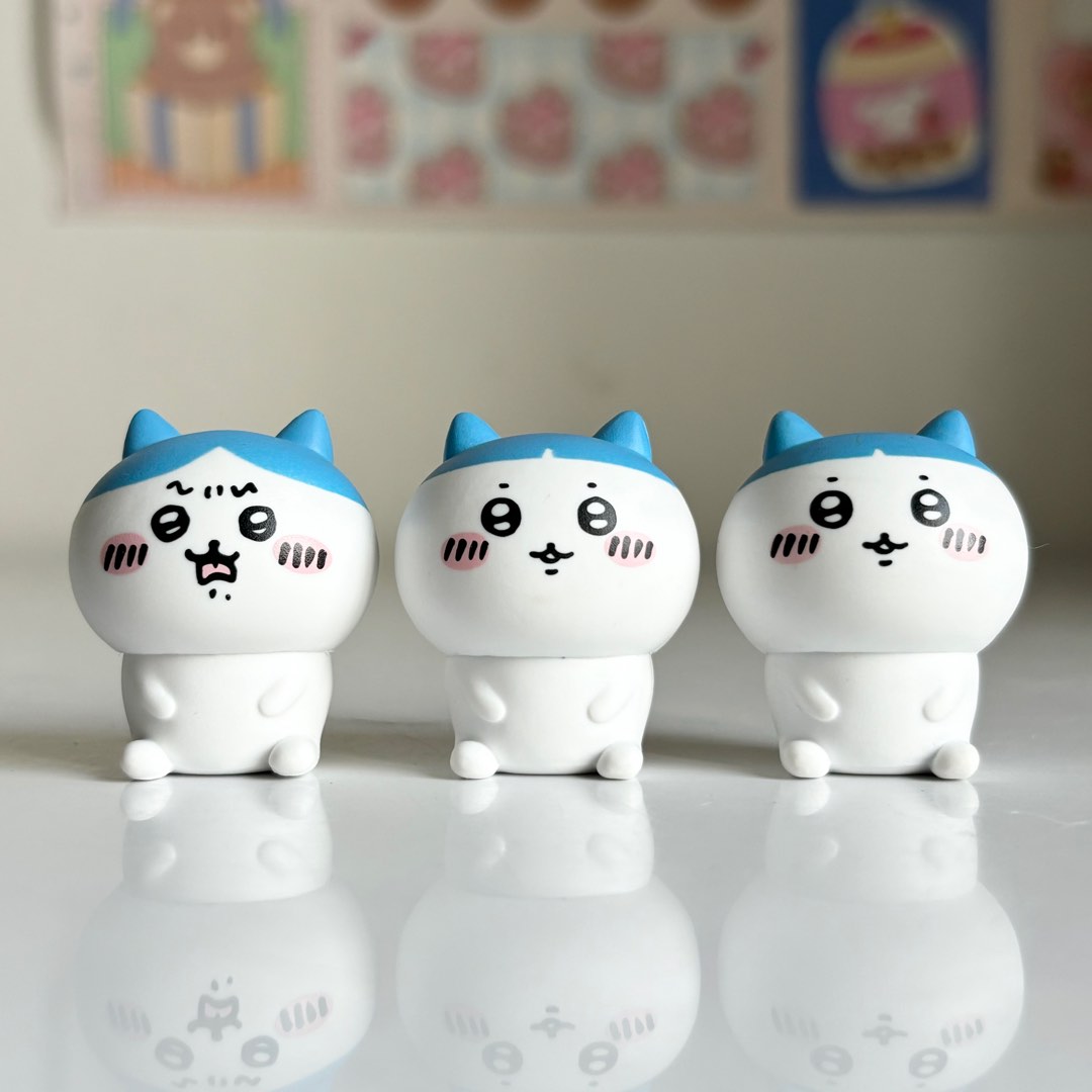 1 set cute chiikawa hachiware figure, Hobbies & Toys, Collectibles ...