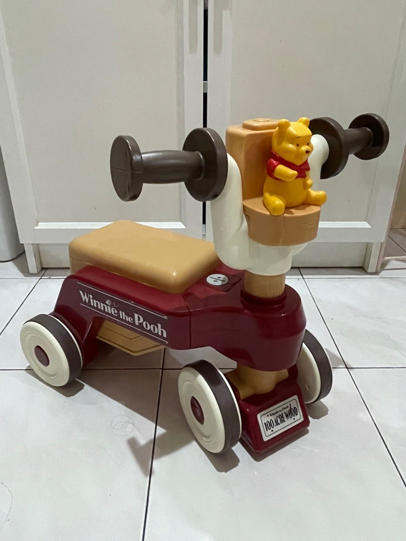 2 in 1 Push Walker Ride On Pooh, Hobbies & Toys, Toys & Games on Carousell