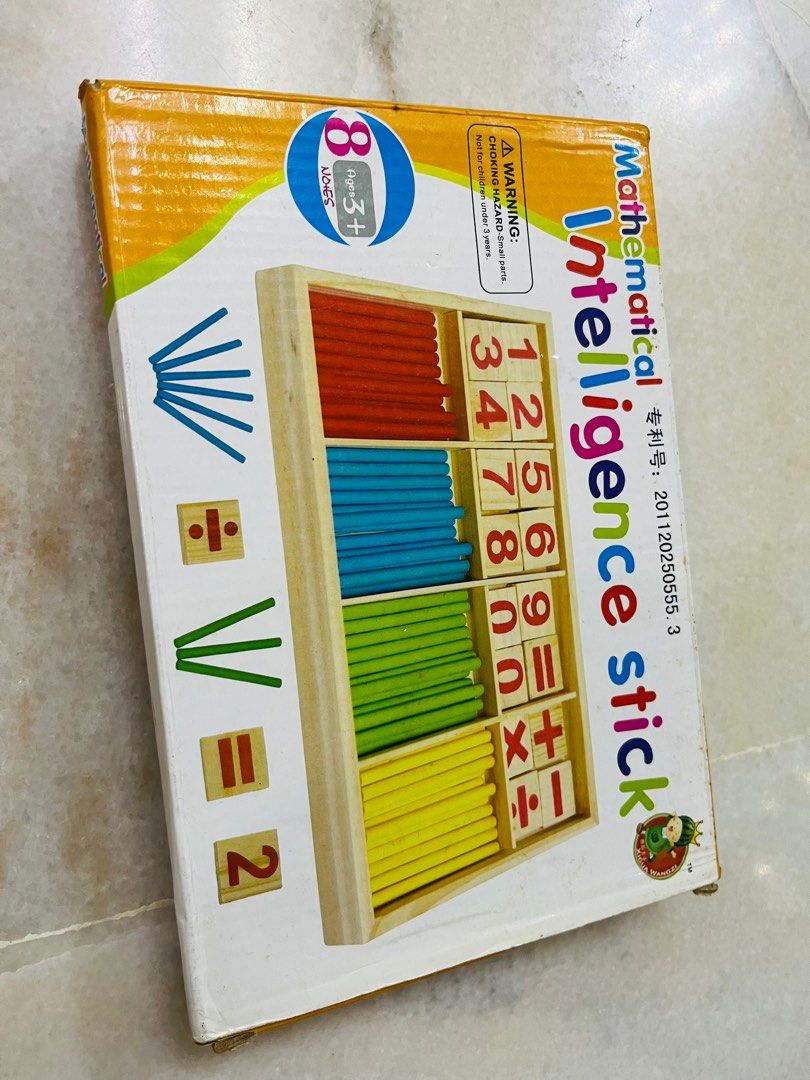 3 Sets ( Memory Game, Intelligence Counting Stick, Stamp set) for RM 10 ...