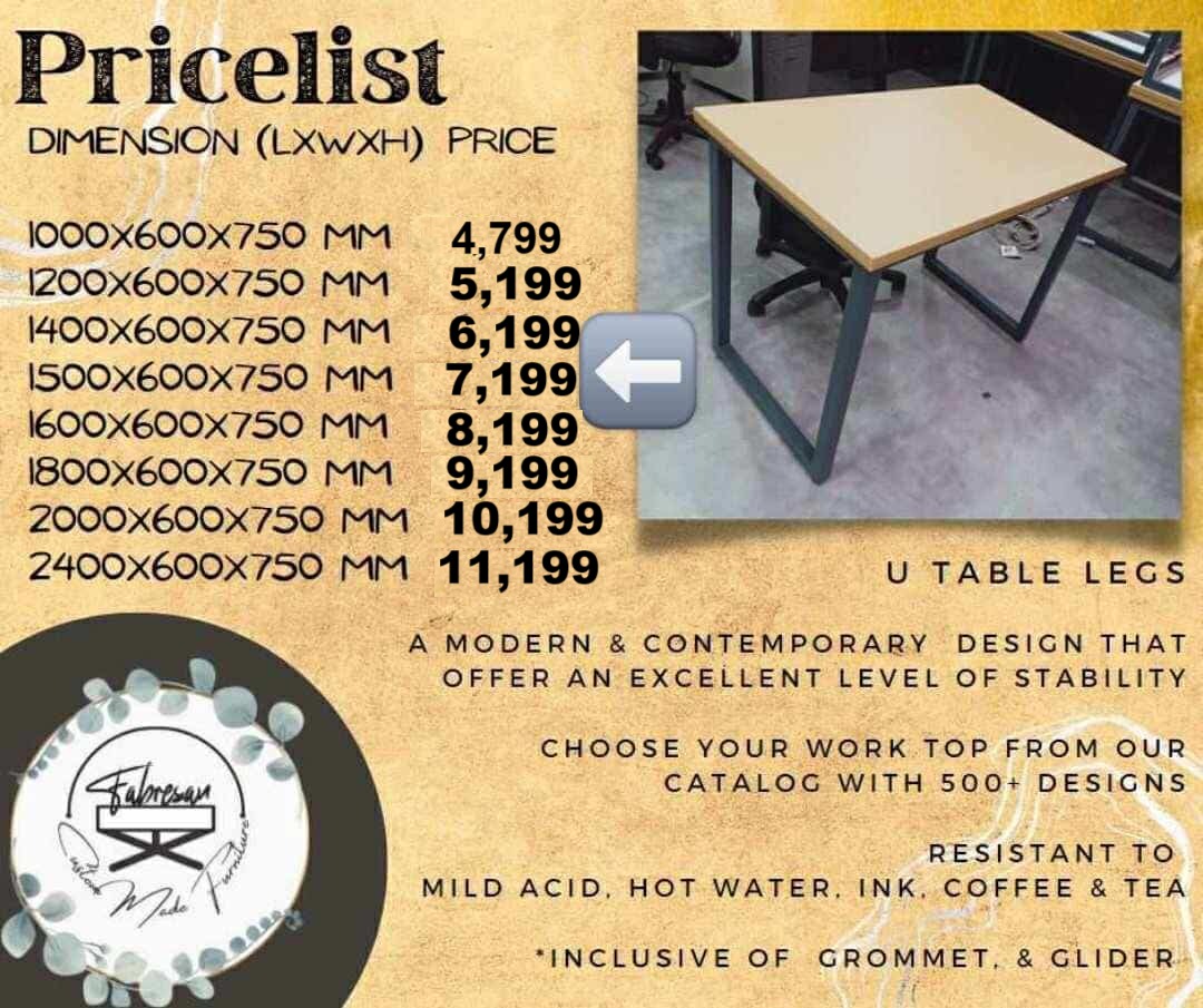 A MODERN & CONTEMPORARY Free Standing Table, Computer Table, Laptop ...