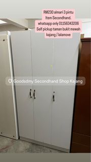 Modern Classical Design Wooden 4-door Wardrobe White Colour / Almari ...