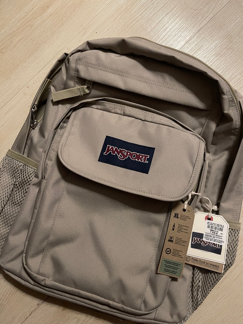 AUTHENTIC JanSport Union Backpack Desert Beige 27L, Men's Fashion, Bags ...