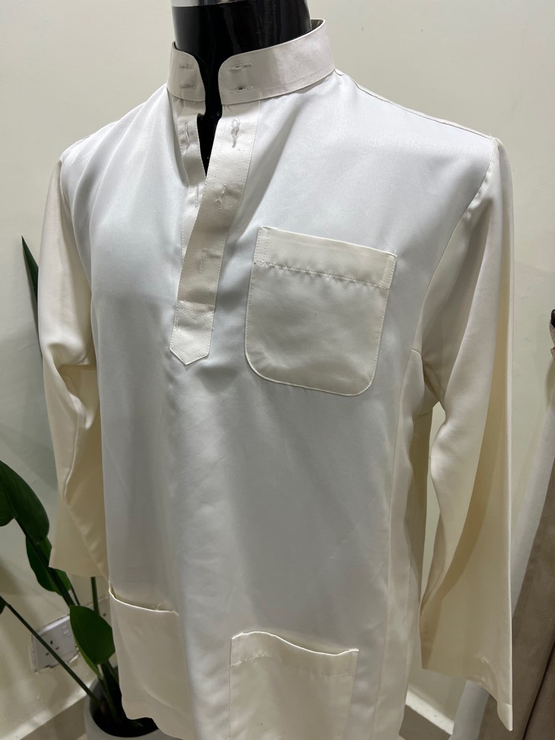 Baju Melayu Set Jakel Aaron Aziz Size L, Men's Fashion, Muslim Wear ...