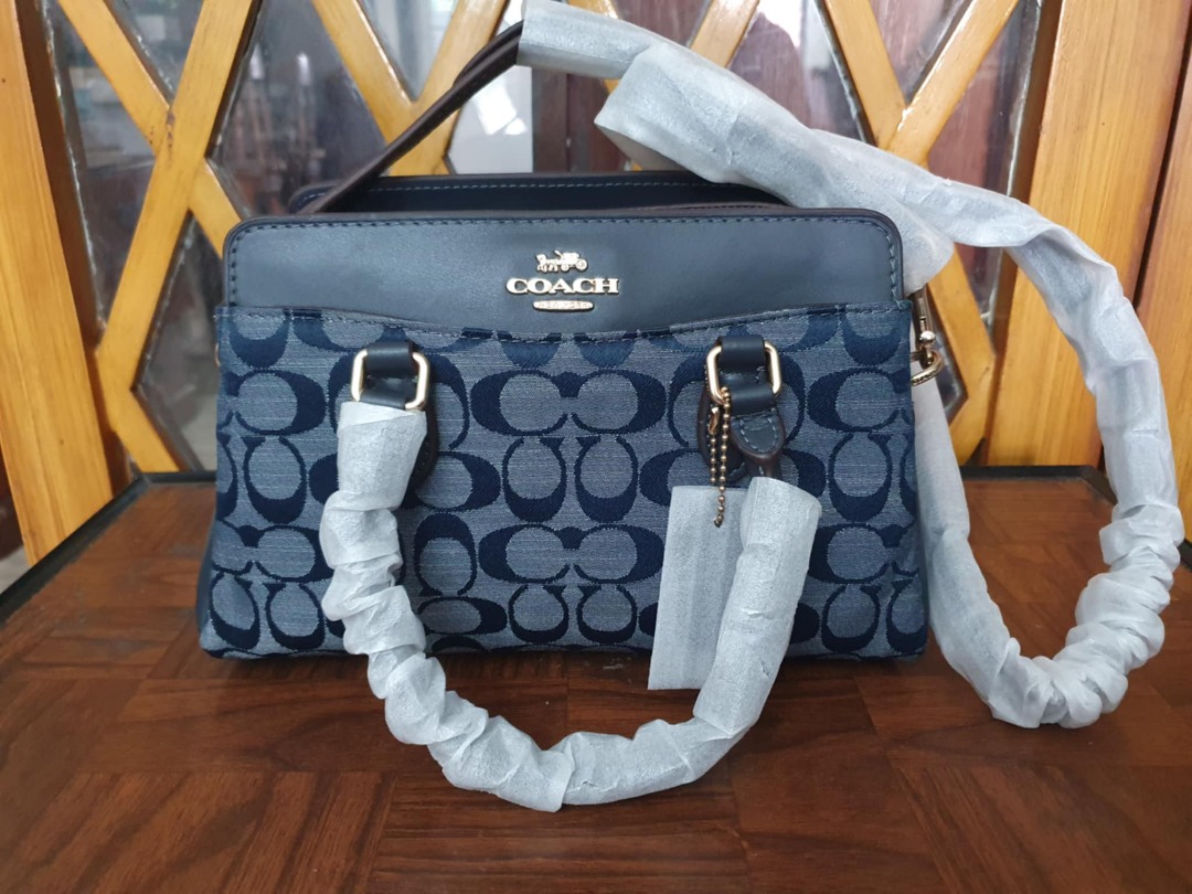 brand new DARCIE women's ladies' hand sling bag color denim blue made ...