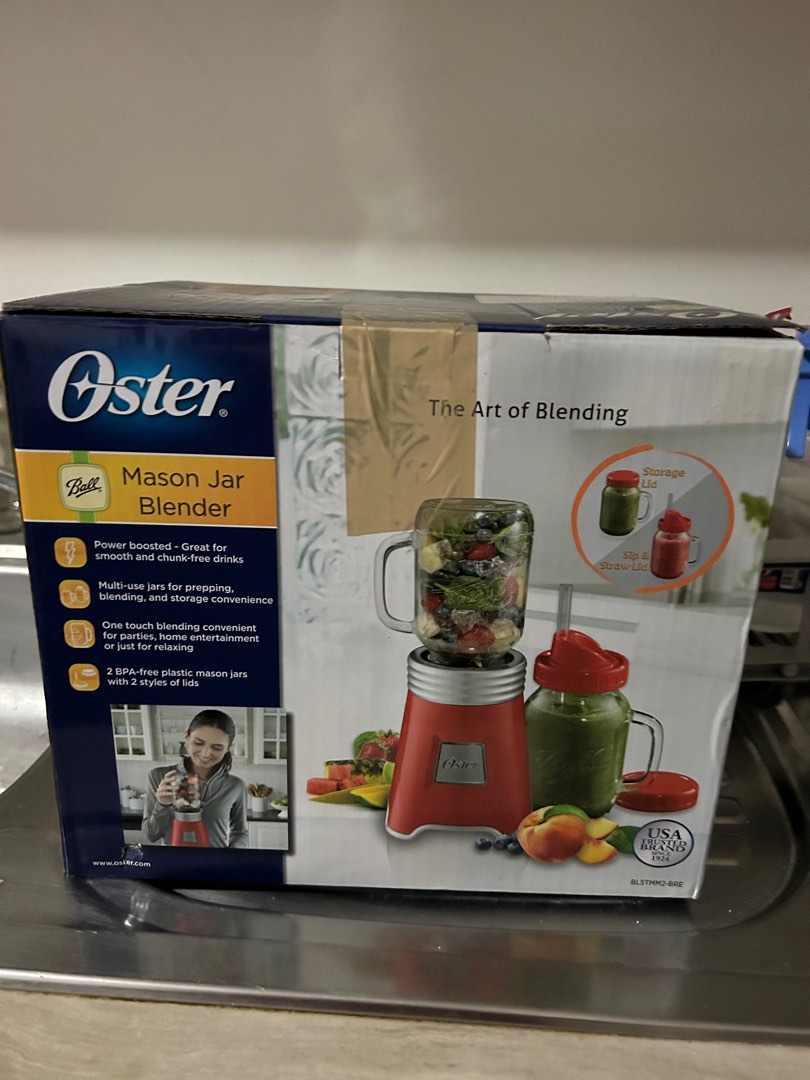Brand New Oster Mason Jar Blender, TV & Home Appliances, Kitchen Appliances, Juicers, Blenders ...