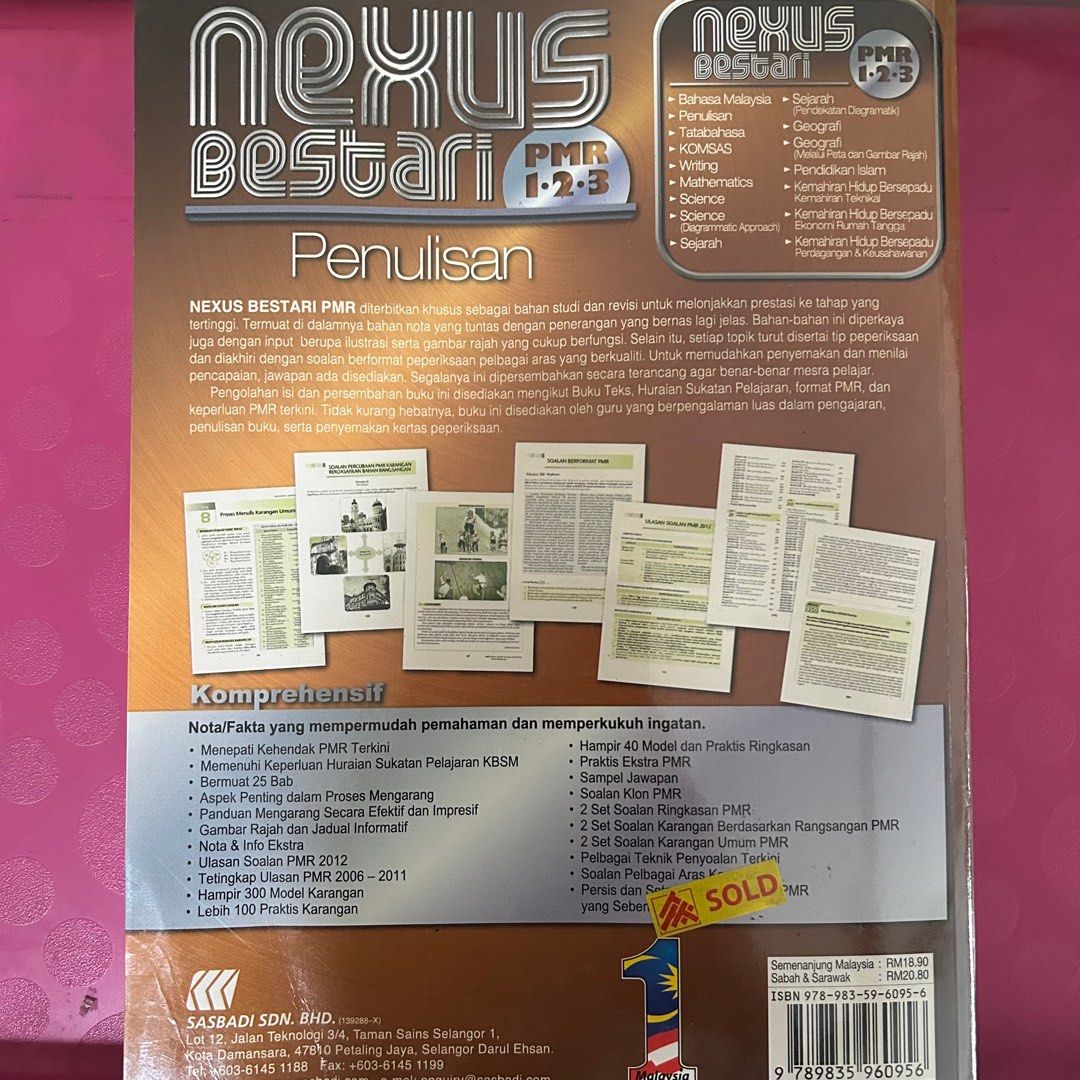Buku Rujukan Bahasa Melayu Penulisan Nexus Bestari Tingkatan 1,2,3 ...