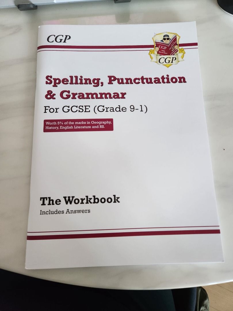 CGP Spelling, Punctuation & Grammar for GCSE The Workbook with Answer ...