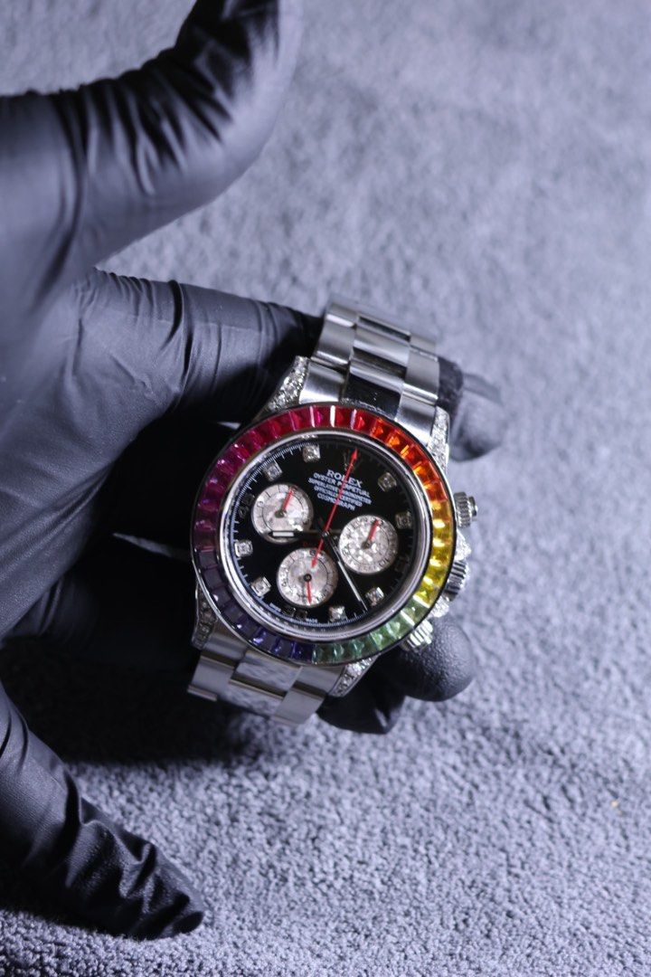 Clean Factory CF Rainbow Daytona with Real Meteorite Subdials and ...