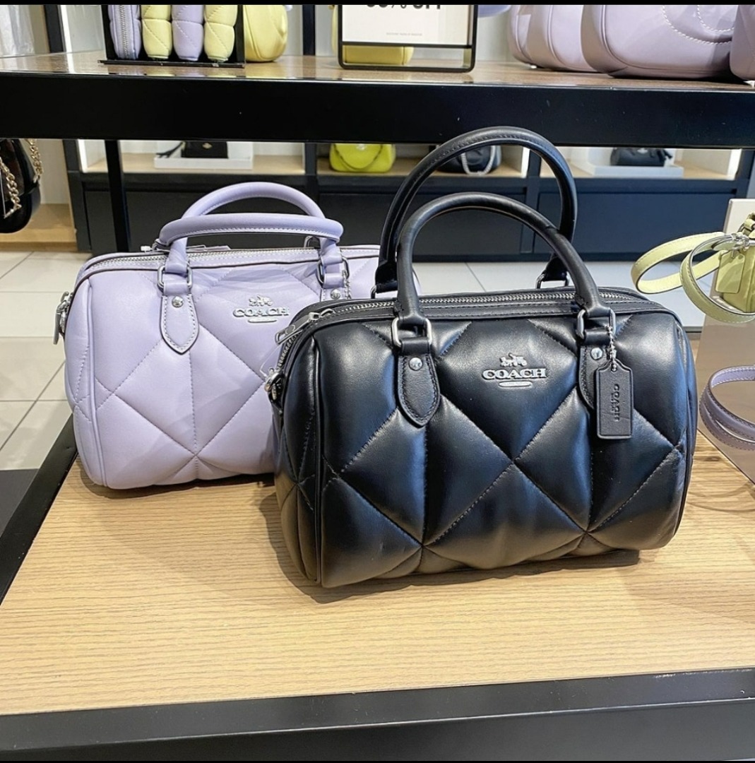 Coach CJ610 Rowan Satchel in Nappa Leather and Smooth Leather with ...