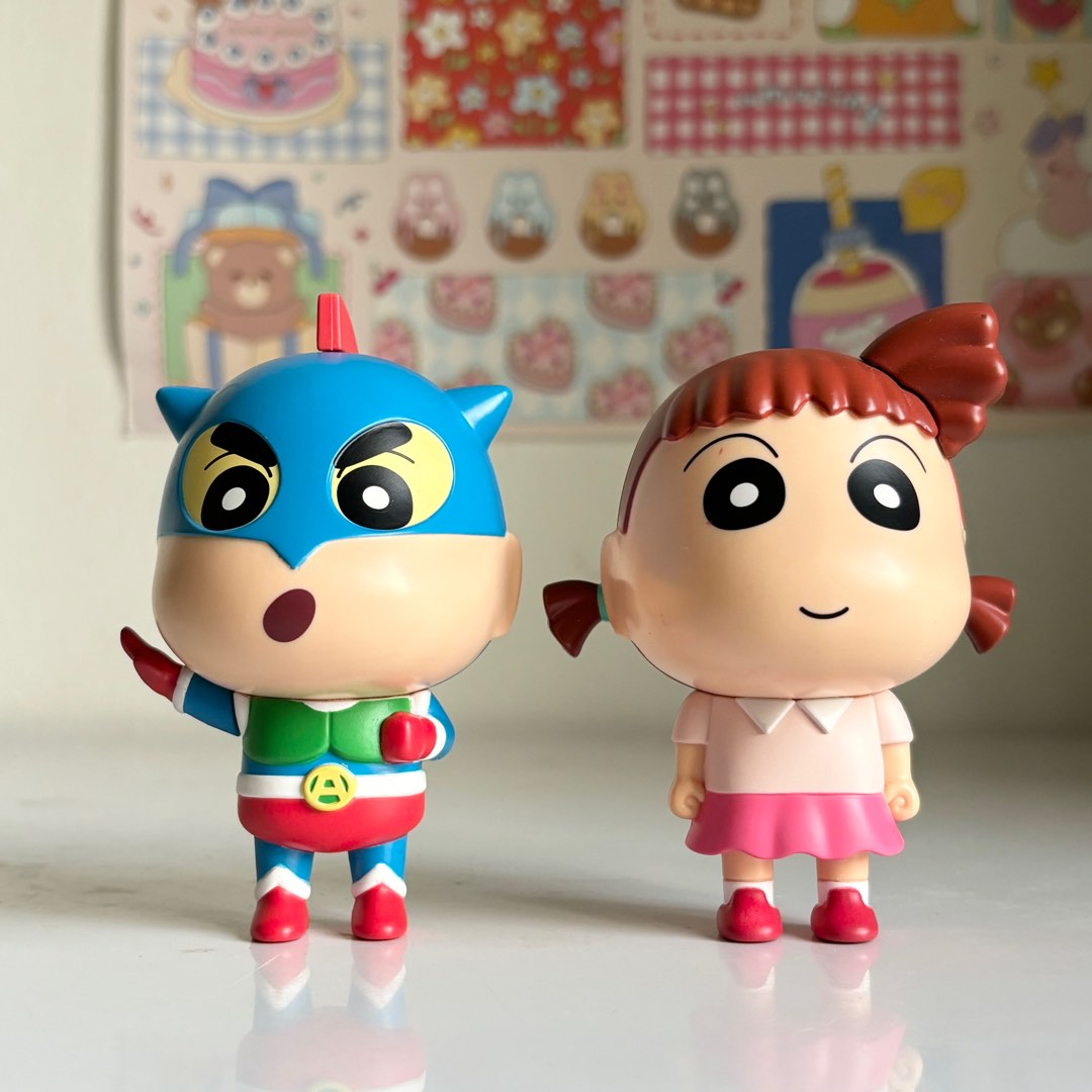 Combo Crayon Shin Chan & Nene Sakurada cute figure display, Hobbies ...