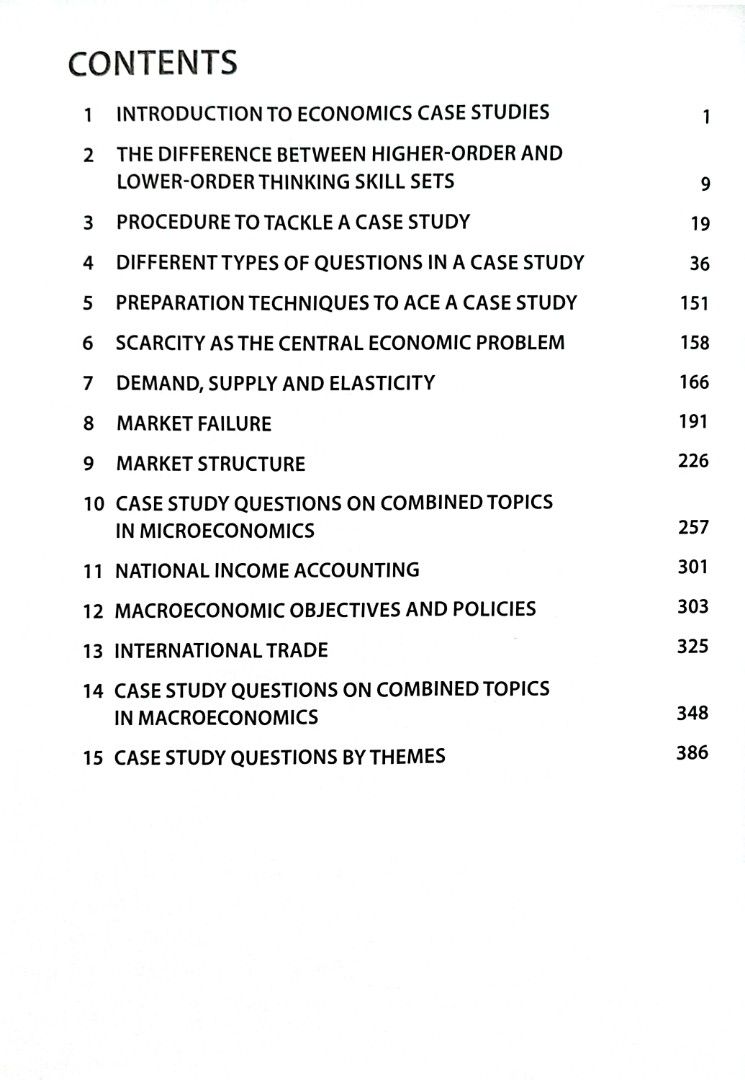 Complete Guide to GCE A Level H1/H2 Economics Case Studies Book ...