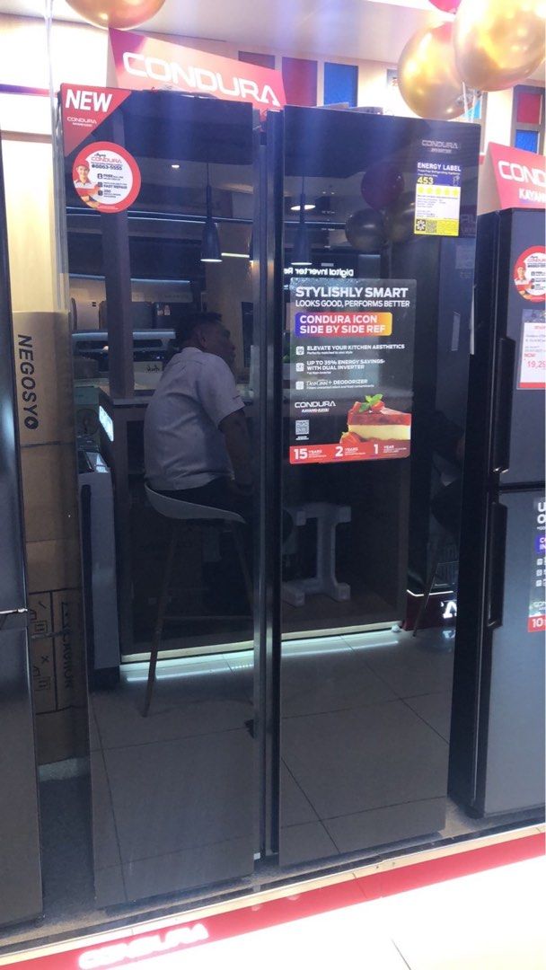 CONDURA SIDE BY SIDE ANS MULTI DOOR INVERTER REFRIGERATOR, TV & Home ...