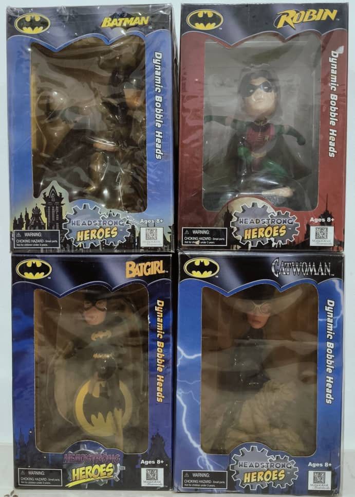 DC Comics Dynamic Bobble Heads Headstrong Heroes & Villains 2004 ...