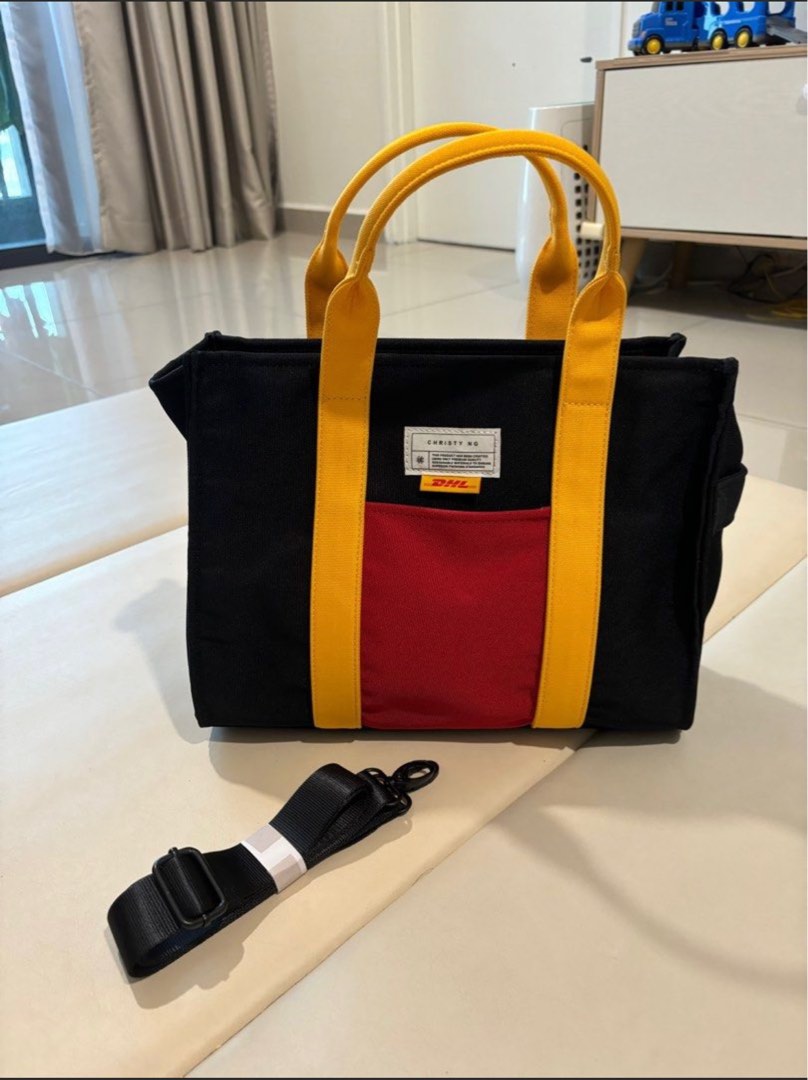 DHL Medium Tote Bag, Women's Fashion, Bags & Wallets, Tote Bags on Carousell