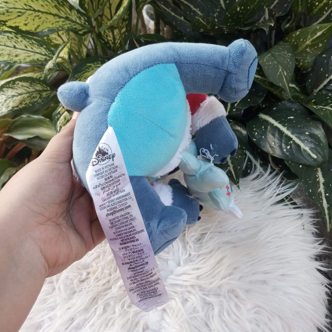 DISNEY Santa Lilo and Stitch with Scrump Christmas Holiday 10 inches ...