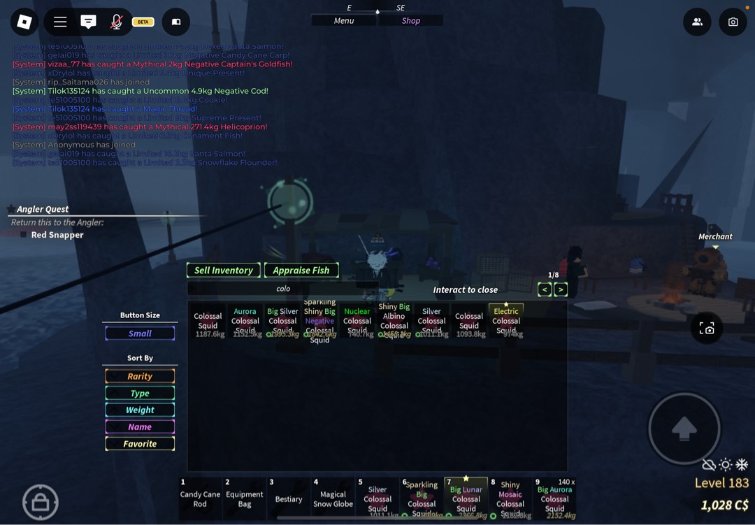 FISCH whole inventory sells for 25M++ C$, Video Gaming, Gaming ...