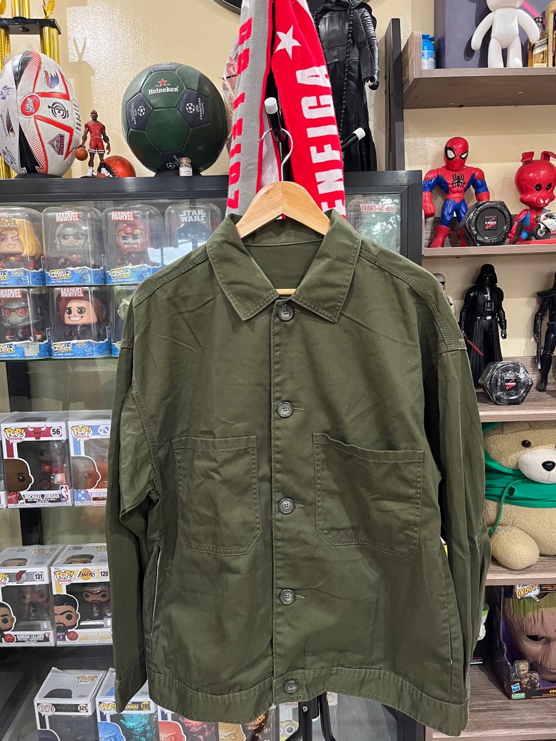 GU Utility /Workwear Jacket (Unisex) / Fatigue Green /Large, Men's ...
