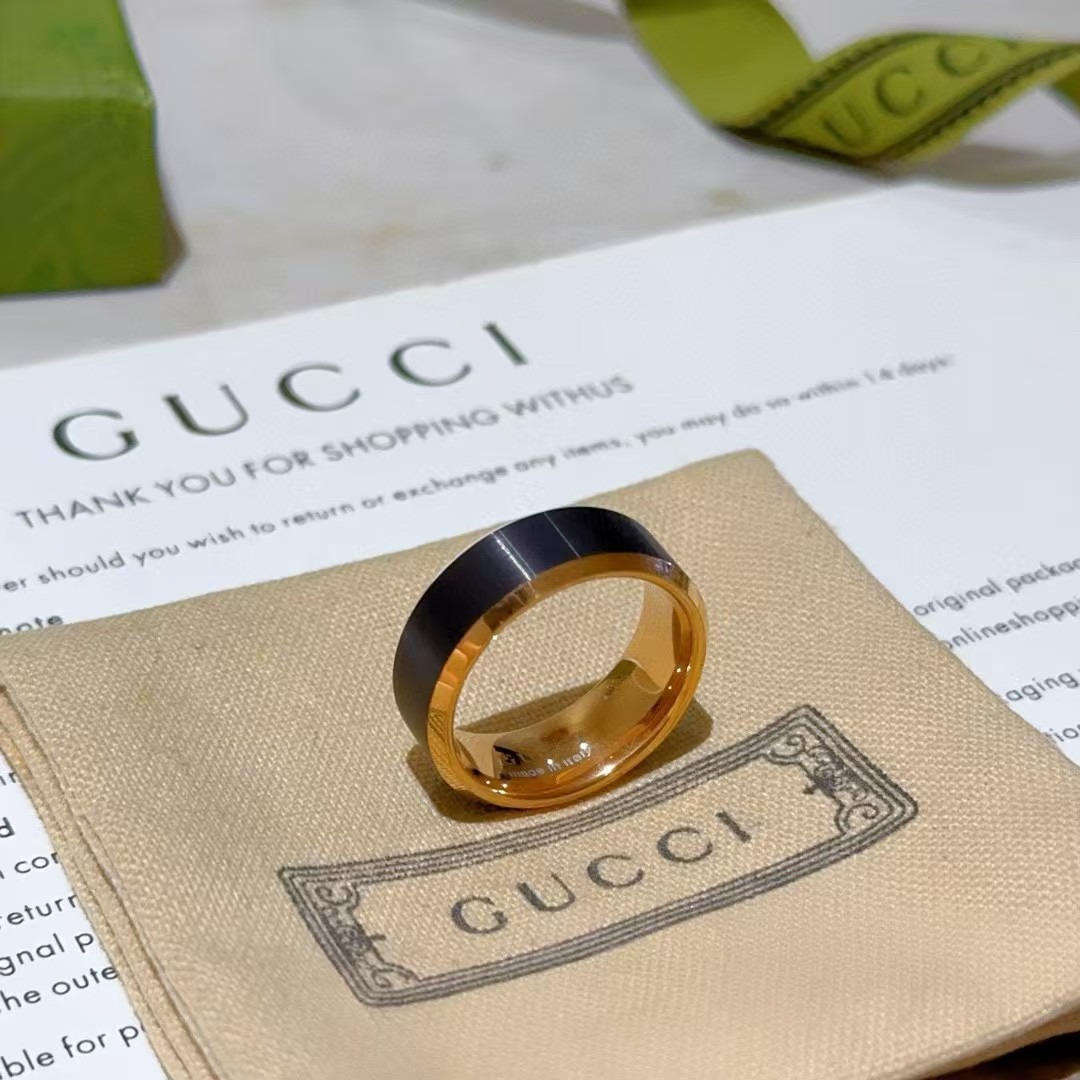 Gucci couple ring, size 7-8-9-10-11, Women's Fashion, Jewelry ...