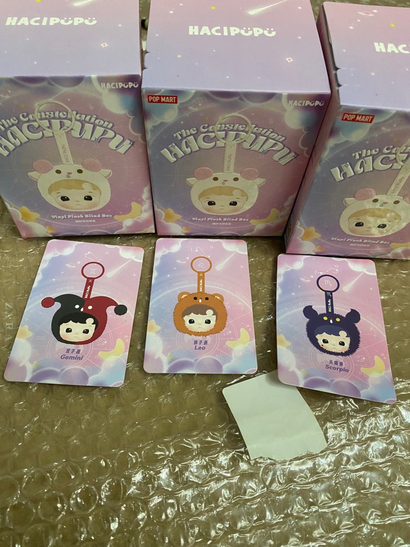 Hacipupu zodiac labubu constellation Gemini Leo scorpio, Hobbies & Toys ...
