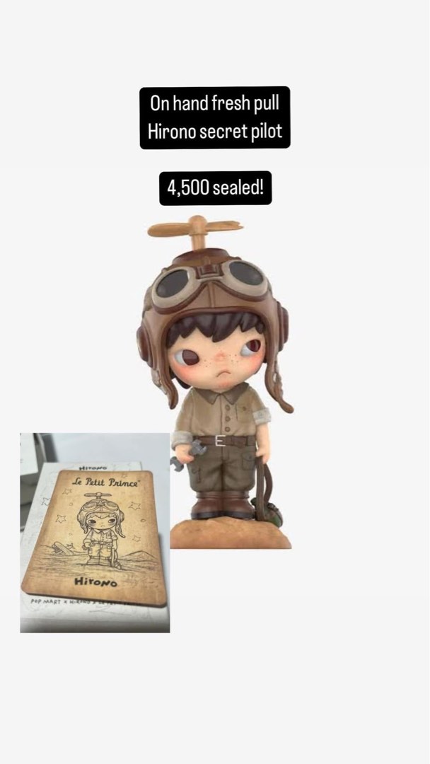 Hirono secret pilot [ON HAND], Hobbies & Toys, Toys & Games on Carousell
