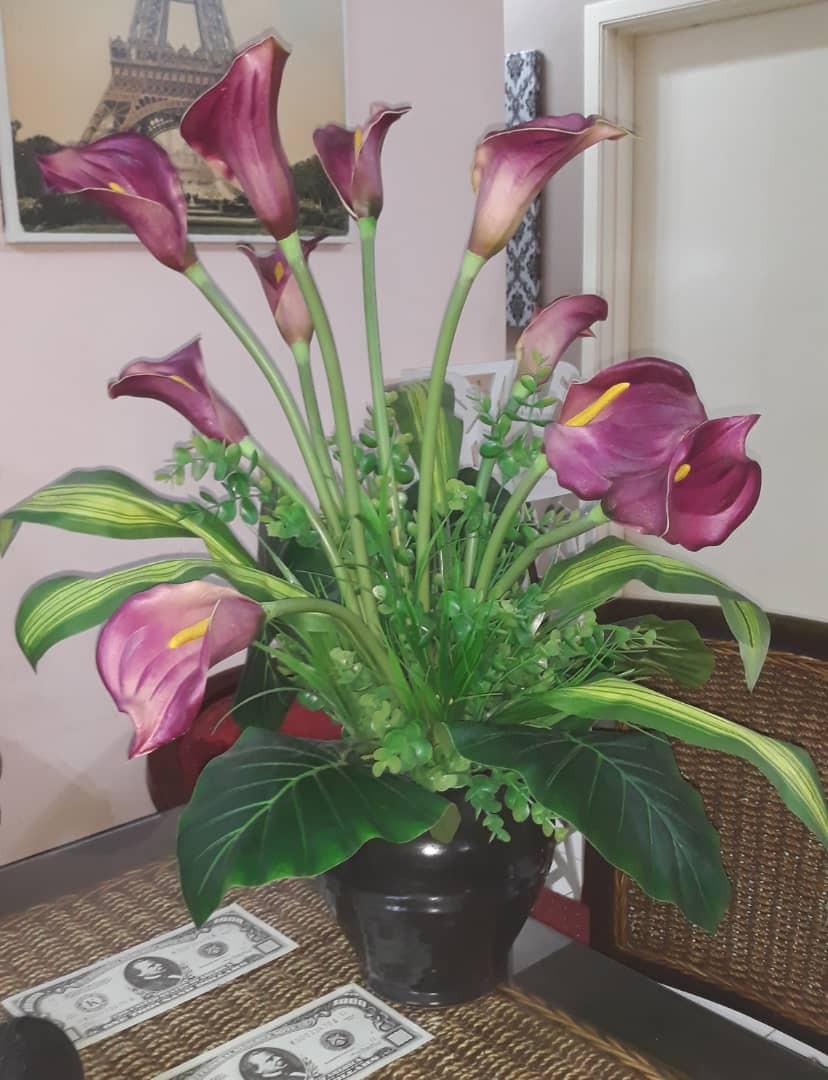 Jambangan Bunga 2, Furniture & Home Living, Home Decor, Artificial ...