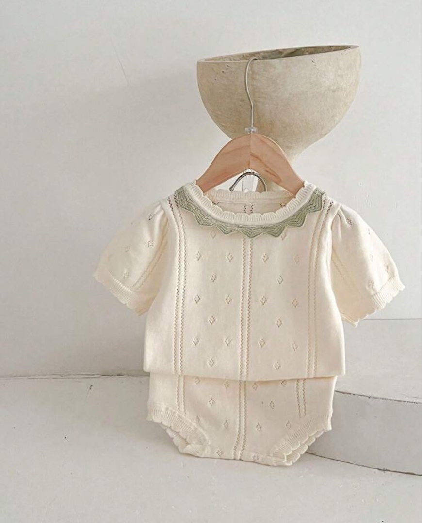 Knitted Terno for Baby 9-12mos, Babies & Kids, Babies & Kids Fashion on ...