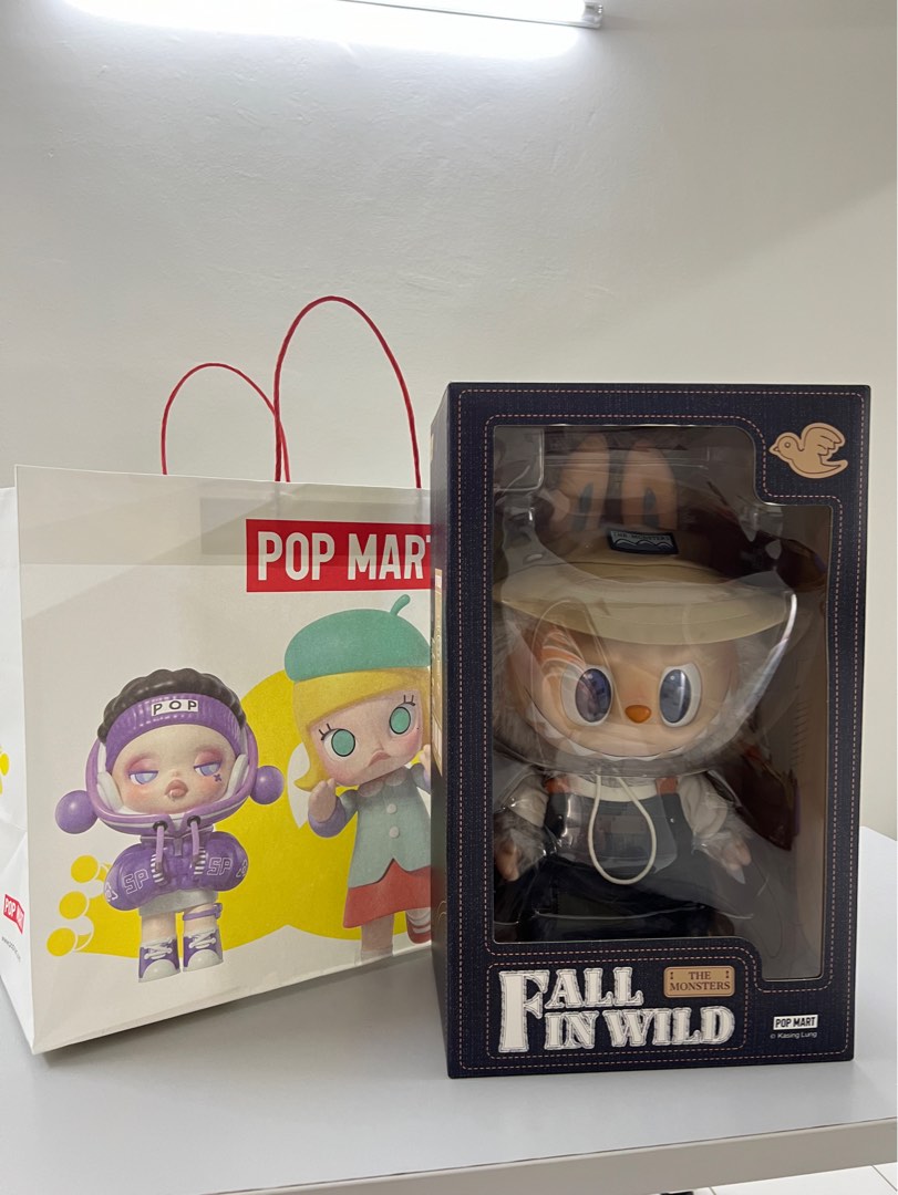 Labubu Fall In Wild Big 40cm, Hobbies & Toys, Toys & Games on Carousell