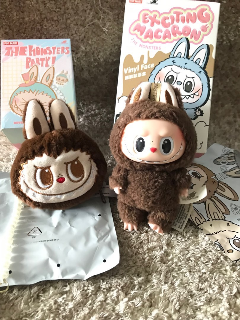 LABUBU MACARON THE MONSTERS CHESTNUT COCOA SECRET BOX BLIND BOX SUPER ...