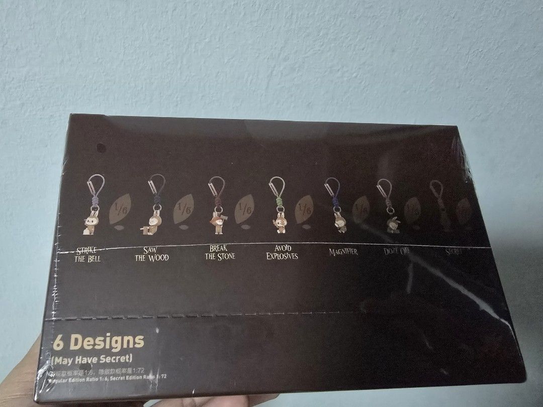 Labubu Timber Workshop Keychain (Full Set Unopened) (Popland Exclusive ...