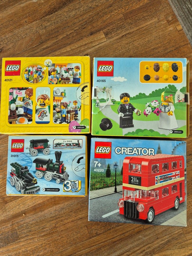 Lego 31015 Emerald Express Train 40165 Wedding 40121 Painting Easter ...