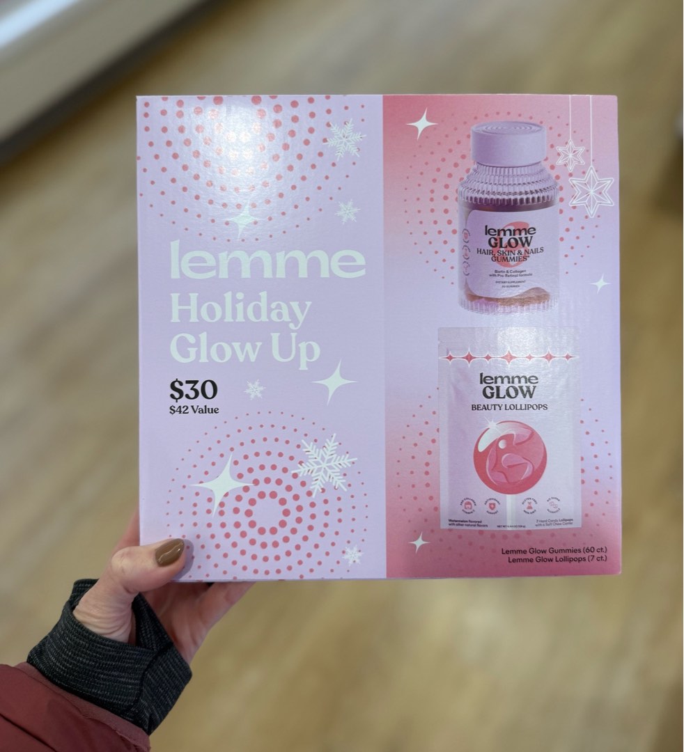 Lemme Holiday Glow Up Set, Health & Nutrition, Health Supplements ...